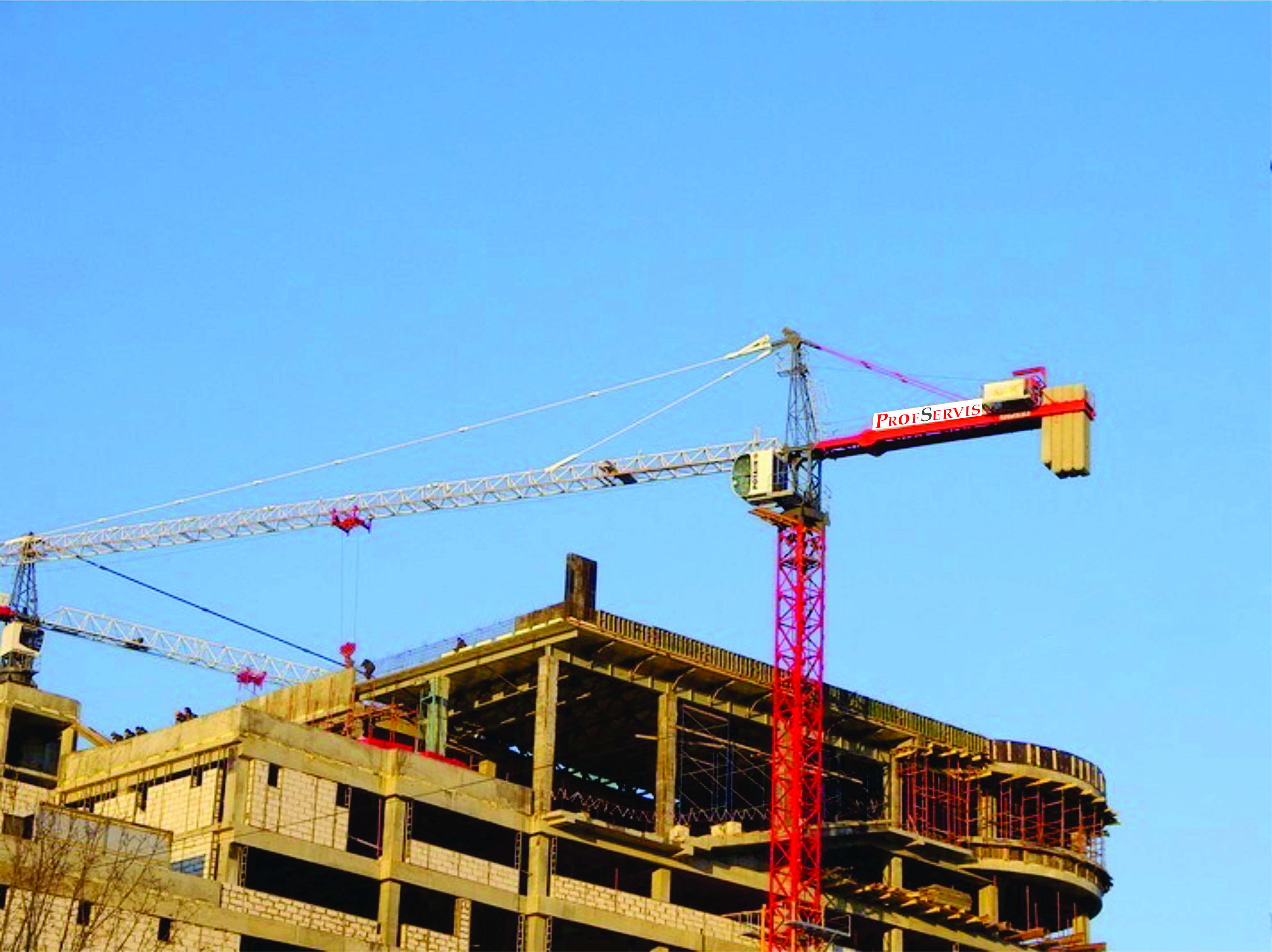 Аренда башенного крана Potain MC 205 в Москве